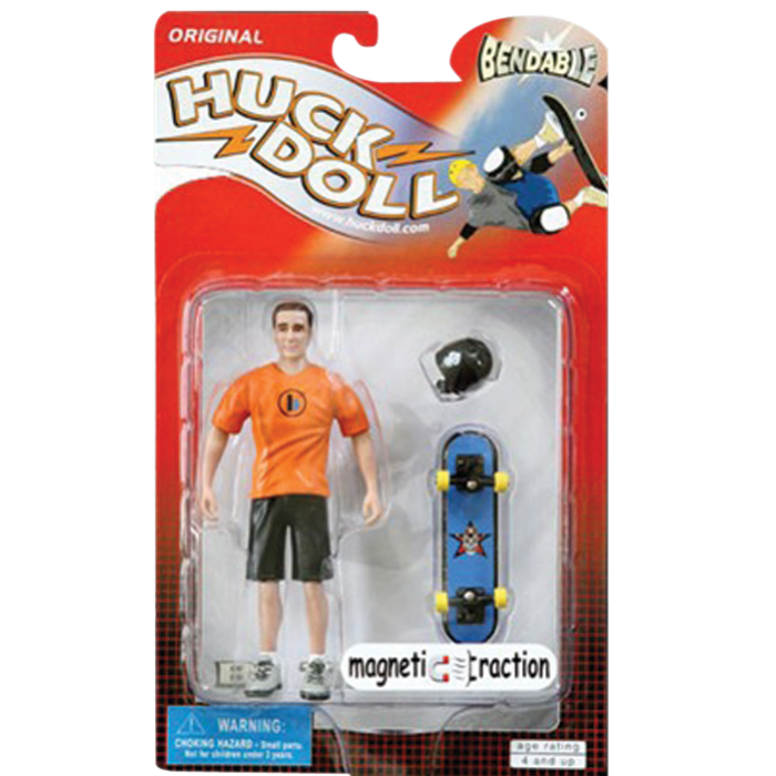 Huck Doll - 6" Male Skateboarder Figure