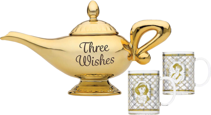 Aladdin - Genie’s Lamp Tea Pot & Glasses Set by Half Moon Bay | Popcultcha