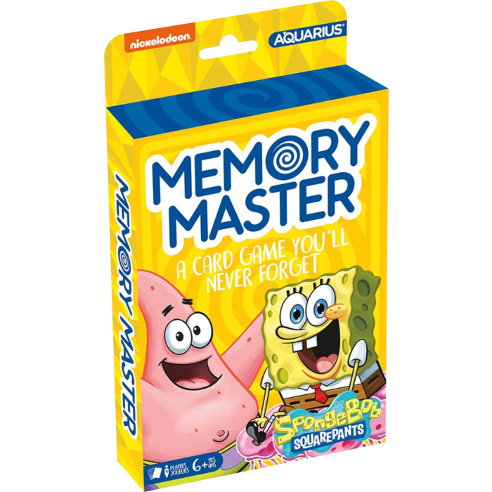 Memory Master - SpongeBob SquarePants Edition Card Game by Aquarius ...