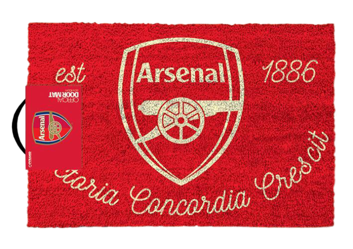 Soccer - Arsenal Football Club Crest Doormat by Pyramid International ...