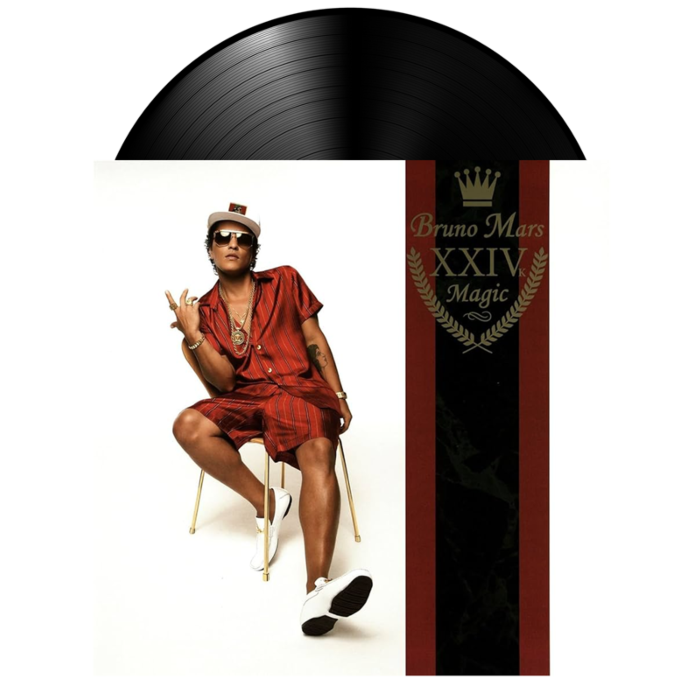 Bruno Mars 24k Magic Lp Vinyl Record By Atlantic Records Popcultcha