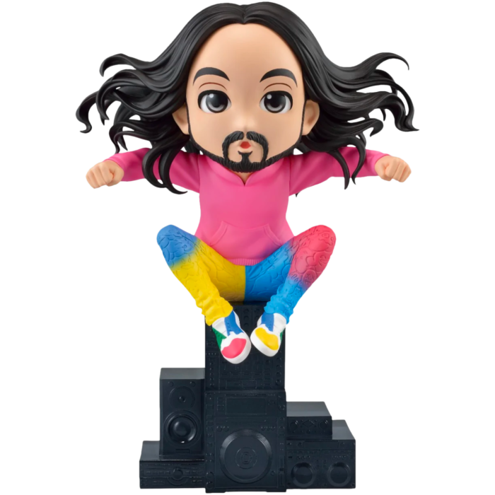 Steve Aoki - Steve Aoki Q Posket 4” PVC Statue by Banpresto | Popcultcha