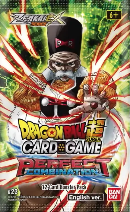 Dragon Ball Super - Zenkai EX Series 06 Perfect Combination B23 Booster ...