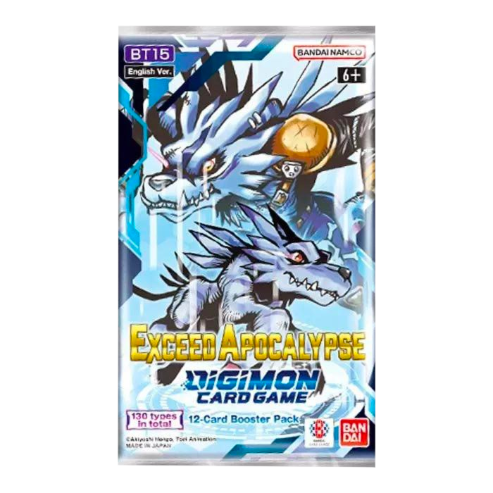 Digimon - Card Game Exceed Apocalypse BT15 Booster Pack (12 Cards) by ...