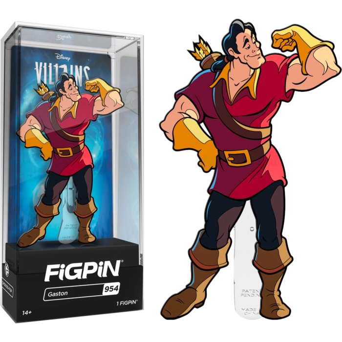 Beauty and the Beast (1991) - Gaston Disney Villains FigPin Enamel Pin ...