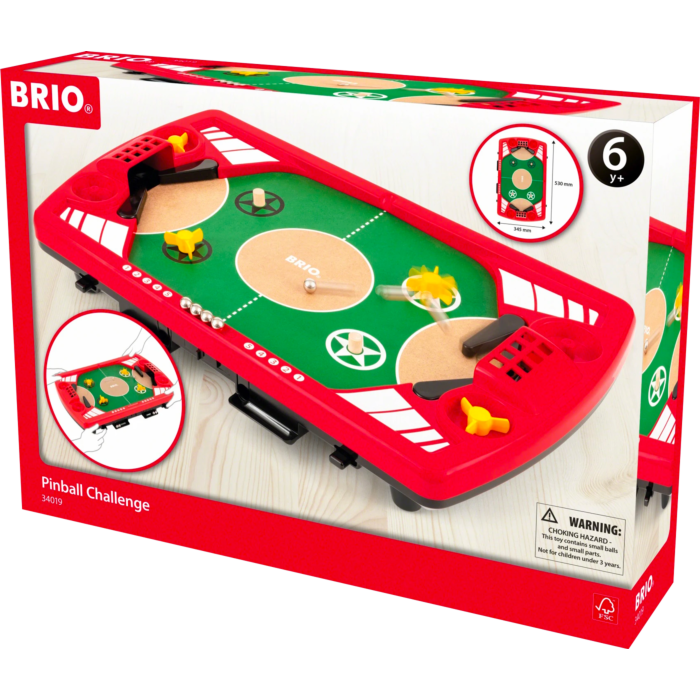 BRIO - Pinball Challenge Game (10 Pieces) by Brio | Popcultcha