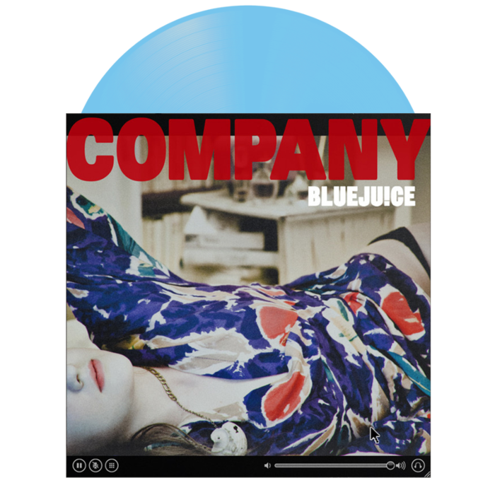 Bluejuice - Company LP Vinyl Record (Cyan Blue Coloured Vinyl) by Dew ...