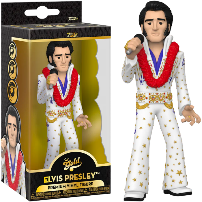 Elvis Presley - Elvis Presley Gold 5” Premium Vinyl Figure by Funko ...