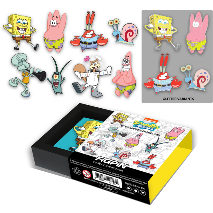 SpongeBob SquarePants - Series 1 FiGPiN Mystery Blind Box Mini Enamel ...
