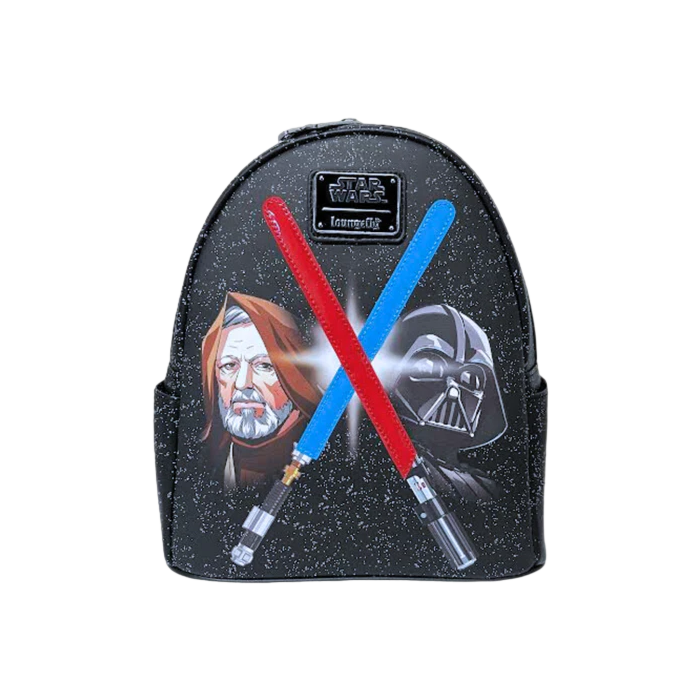 Star Wars - Darth Vader & Obi-Wan Lightsaber Light Up 10" Faux Leather ...