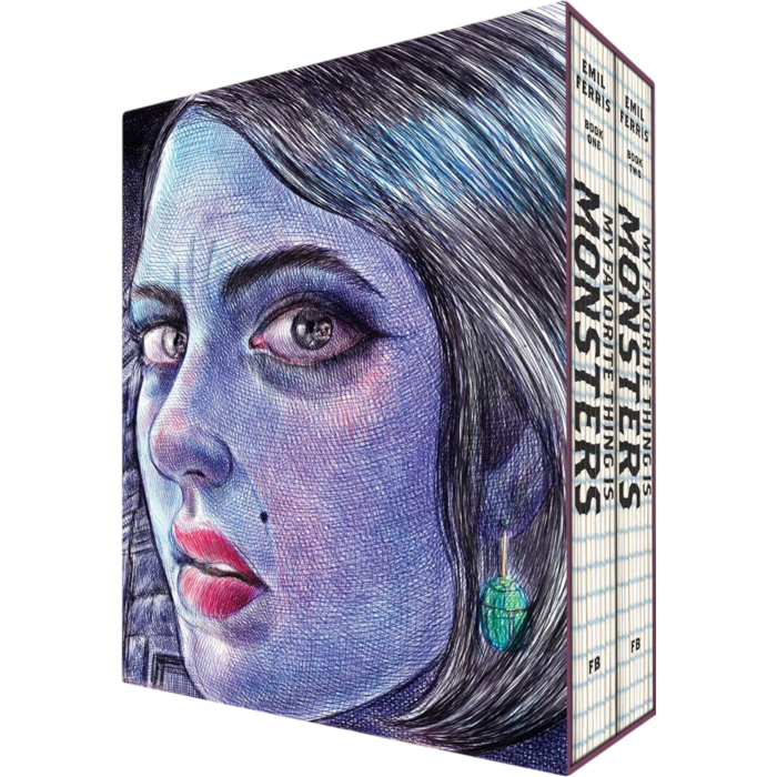 My Favourite Thing is Monsters by Emil Ferris Book One & Two Paperback ...