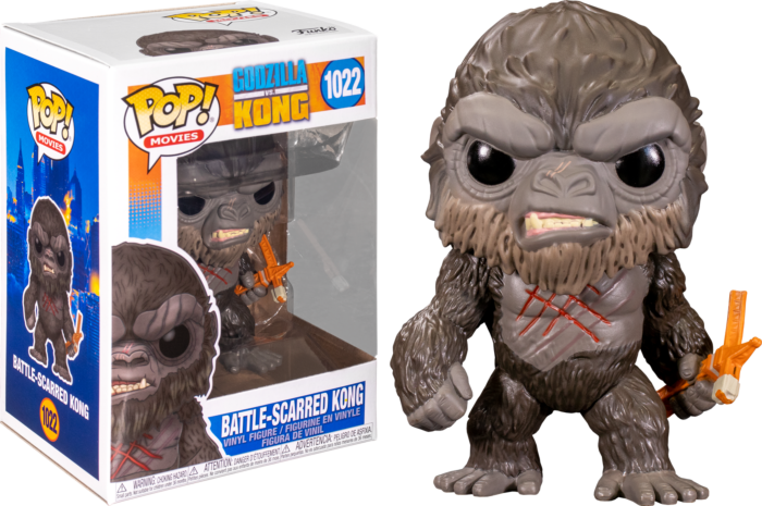 Godzilla vs Kong | Battle-Scarred Kong Funko Pop! Vinyl Figure | Popcultcha