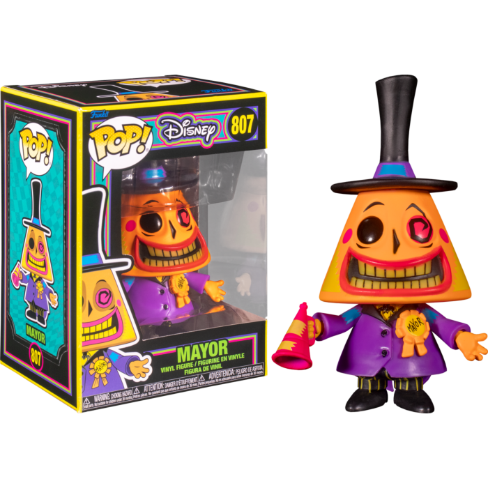 The Nightmare Before Christmas | Mayor Blacklight Funko Pop! Vinyl ...