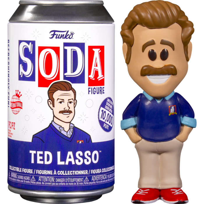 Ted Lasso | Ted Lasso SODA Vinyl Figure in Collector Can (International ...