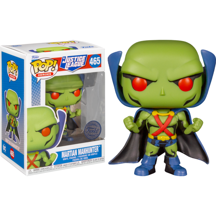 Justice League - Martian Manhunter Pop! Vinyl Figure by Funko | Popcultcha