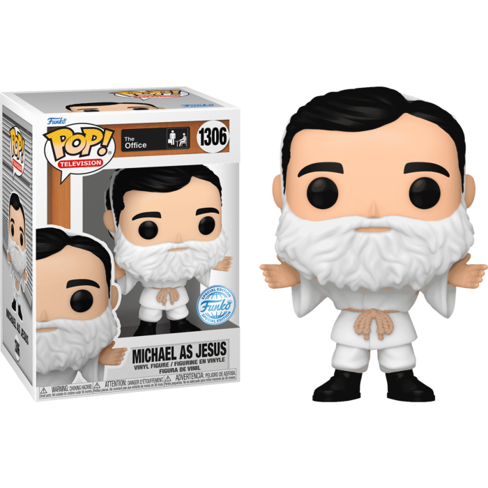 The Office - Michael as Jesus Pop! Vinyl Figure (Popcultcha Exclusive ...