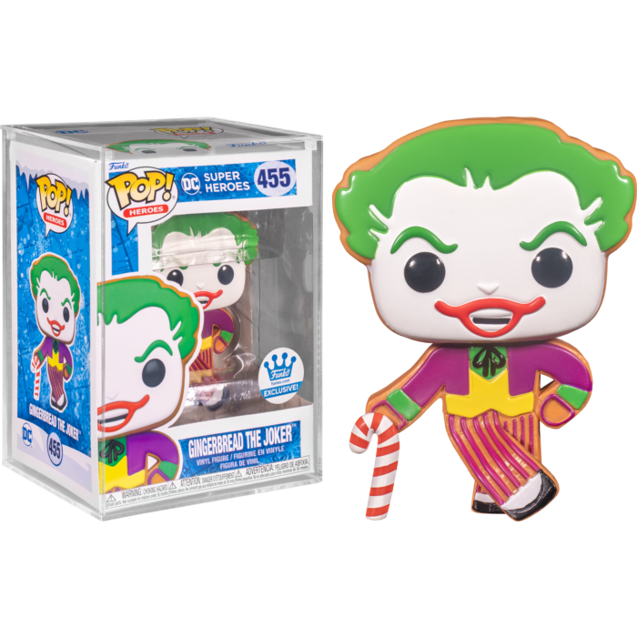 DC Super Heroes | Gingerbread The Joker Pop! Vinyl Figure in Acrylic ...