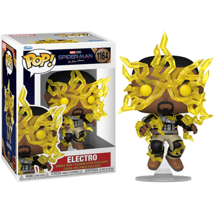 Spider-Man: No Way Home - Electro Pop! Vinyl Figure by Funko | Popcultcha