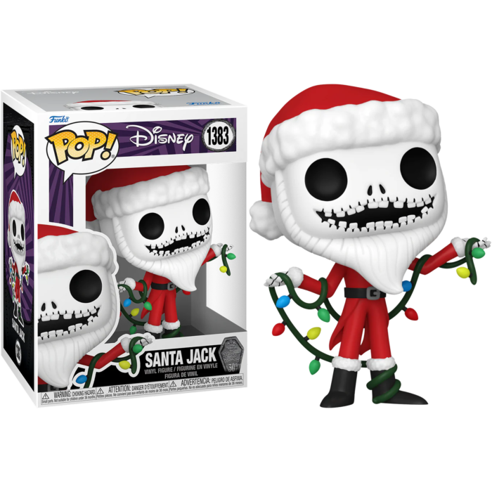 The Nightmare Before Christmas 30th Anniversary - Santa Jack Pop! Vinyl ...