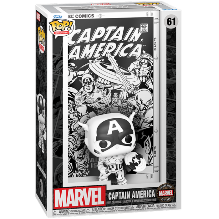 Marvel: 85th Anniversary - Captain America #112 Pop! Comic Covers Vinyl ...