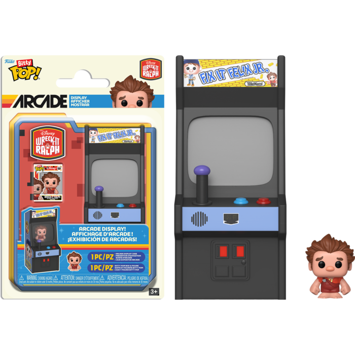 Wreck-It Ralph - Wreck-It Ralph Bitty Pop! Arcade Display Vinyl Figure ...