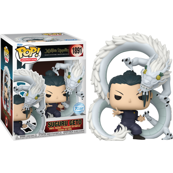 Jujutsu Kaisen - Suguru Geto with Dragon Premium Pop! Vinyl Figure By ...