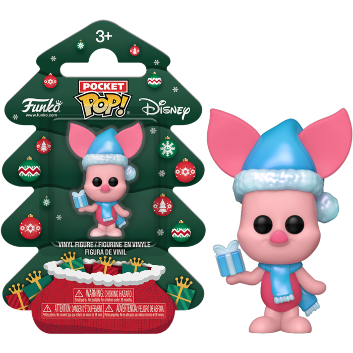 Winnie the Pooh | Piglet Holiday Pocket Pop! Vinyl Figure By Funko ...