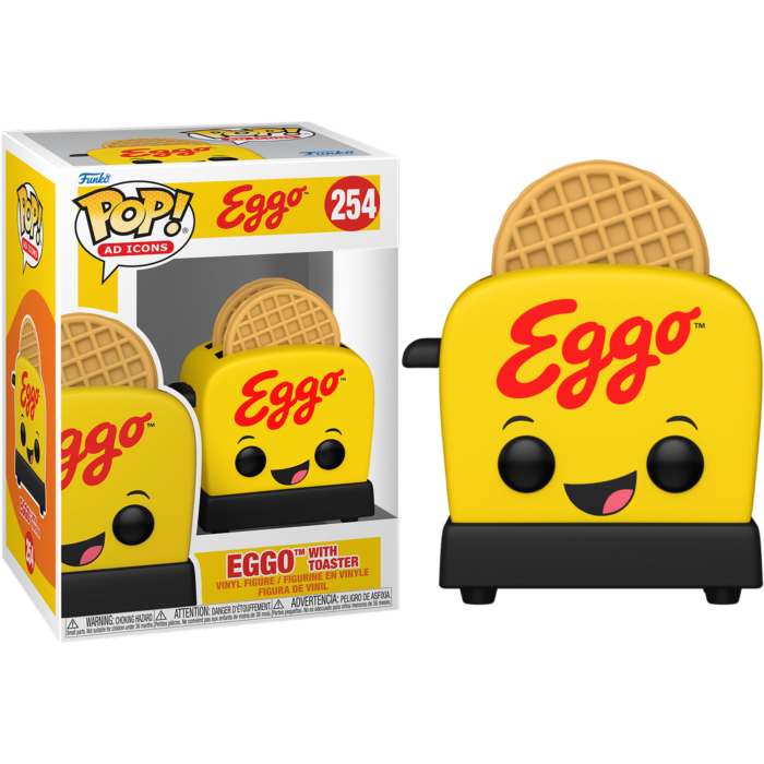 Ad Icons: Kellogg's | Eggo with Toaster Pop! Vinyl Figure By Funko ...