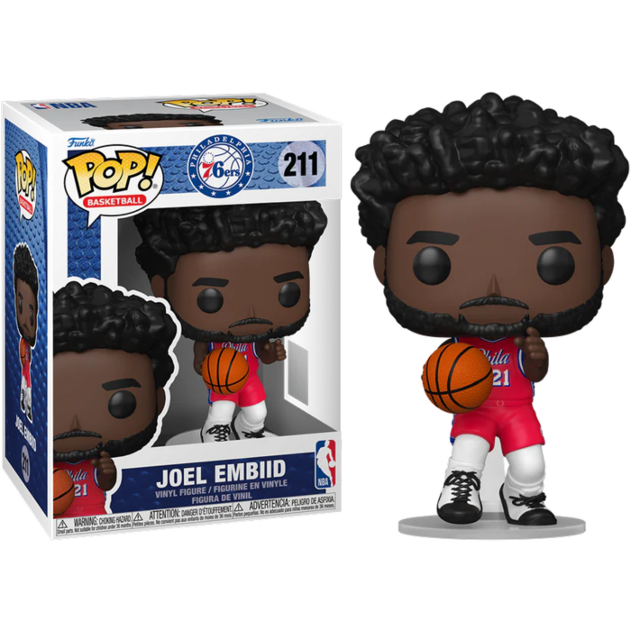 NBA Basketball | Joel Embiid (Philadelphia 76ers) Pop! Vinyl Figure By ...