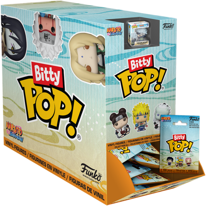 Naruto: Shippuden | Bitty Pop! Blind Bag Vinyl Figure (Display of 32 ...