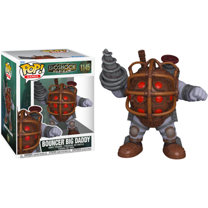 Bioshock | Bouncer Big Daddy 6" Super Sized Pop! Vinyl Figure by Funko | Popcultcha