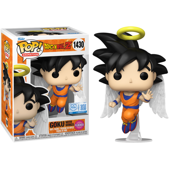 Dragon Ball Z | Goku with Wings (Flocked) Pop! Vinyl Figure by Funko ...