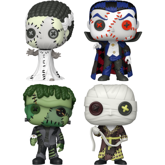 Universal Monsters | Patchwork Bride, Dracula, Frankenstein & Invisible ...