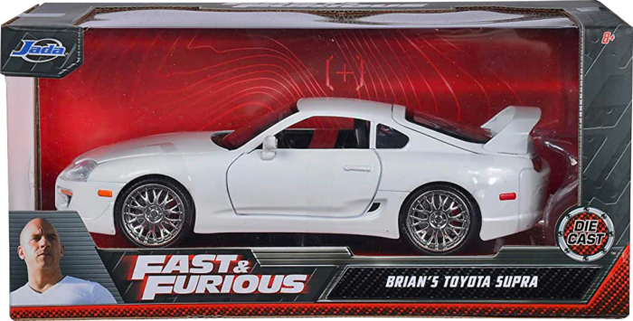 Furious 7 - Brian’s 1995 Toyota Supra MK IV Metals 1/24th Scale Die ...