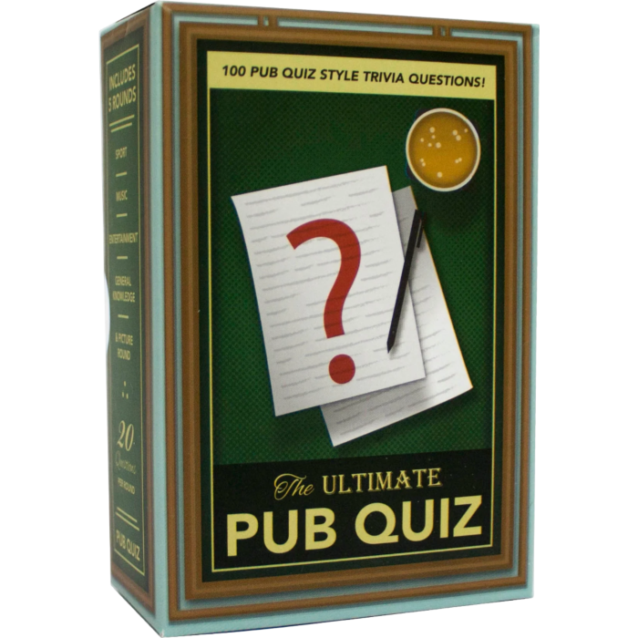 Gift Republic - The Ultimate Pub Quiz Trivia Deck (100 Cards) by Gift ...