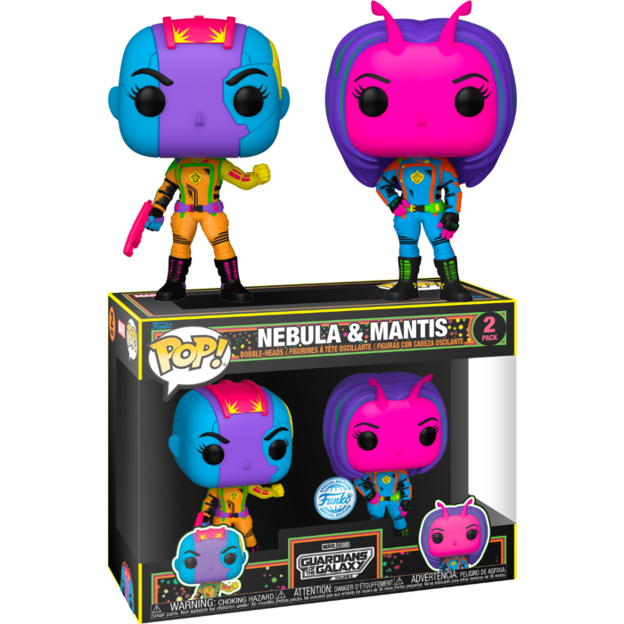 Guardians of the Galaxy Vol. 3 - Nebula & Mantis Blacklight Pop! Vinyl ...