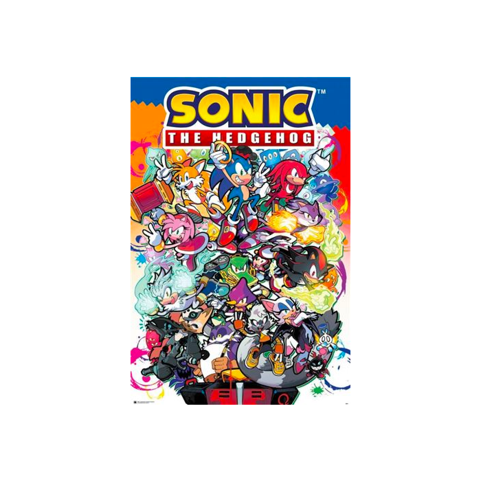 Sonic the Hedgehog | Comic Characters Poster (2005) by Impact Posters ...