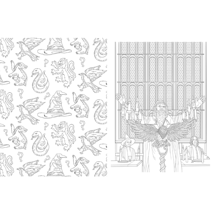 Hogwarts Coloring Pages Harry Potter: An Official Hogwarts Coloring