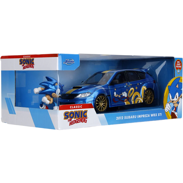Sonic the Hedgehog - Classic Sonic & 2012 Subaru Impreza WRX STI ...