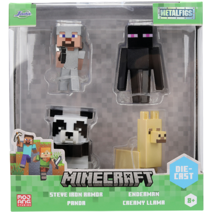 Minecraft | (Wave 6) Metalfigs 2.5" Die-Cast Figure 4-Pack By Jada Toys ...