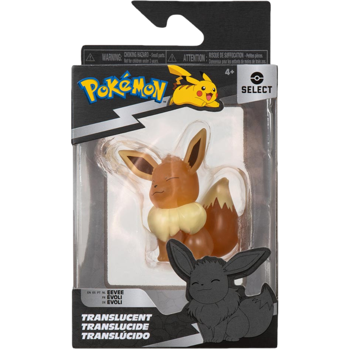 Pokemon - Eevee Translucent Pokemon Select 3" Vinyl Figure (Series 3 ...