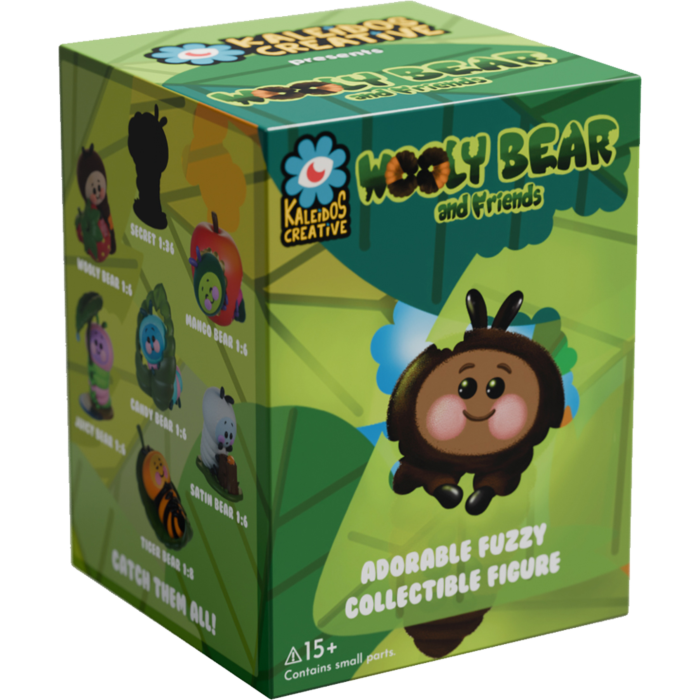 Wooly Bear & Friends | Blind Box Vinyl Figure (Single Unit) By Kaleidos ...