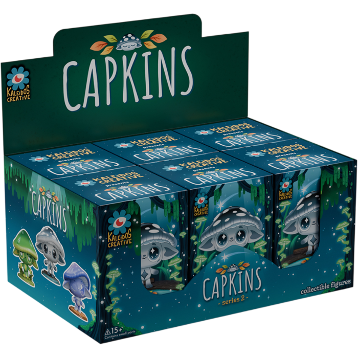 Capkins | (Series 2) Blind Box Vinyl Figure (Display of 6) By Kaleidos ...