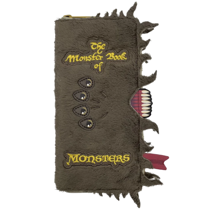 Harry Potter - Monster Book of Monsters 4” Faux Leather Zip-Around ...