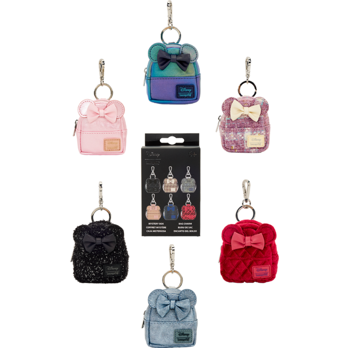 Disney | Minnie Mouse Glitter Mystery Mini Backpack Keychain Charm ...