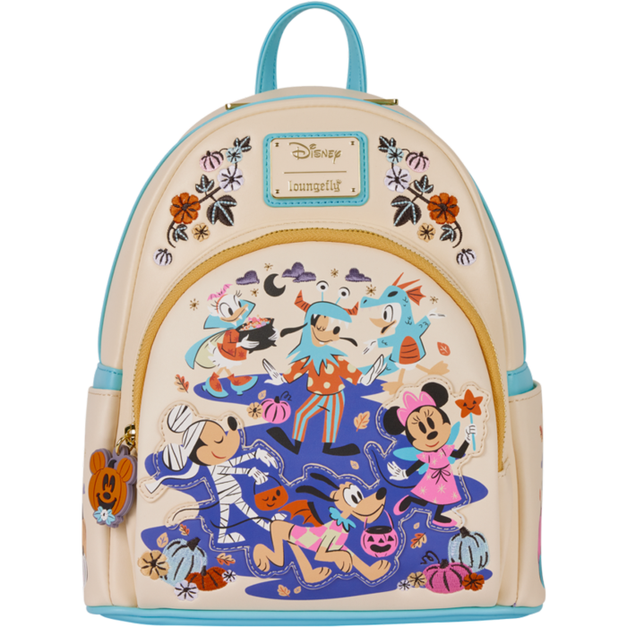 Mickey & Friends | Halloween Costume 10" Faux Leather Mini Backpack By ...