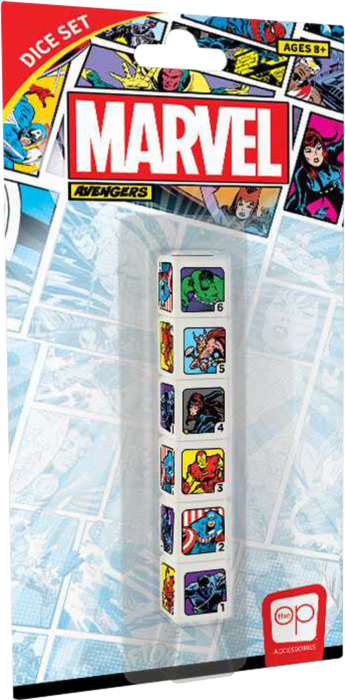 Marvel - Avengers Dice Set (6 Pieces) by USAopoly | Popcultcha