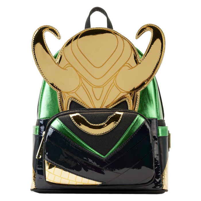 Marvel - Metallic Loki 10” Faux Leather Mini Backpack by Loungefly ...