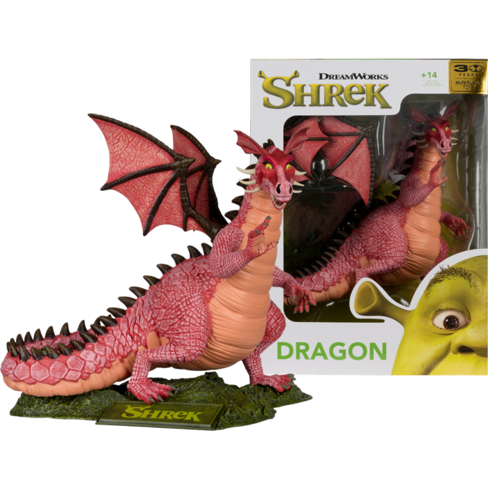 Shrek - Dragon Movie Maniacs McFarlane Dragons 12" Scale Posed PVC ...