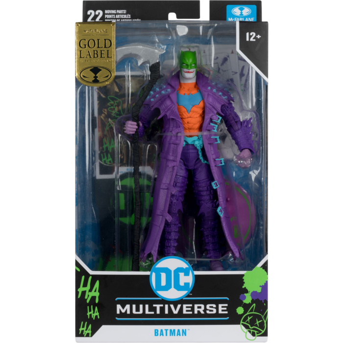 Dark Nights: Death Metal | Batman (Jokerized) DC Multiverse Gold Label ...